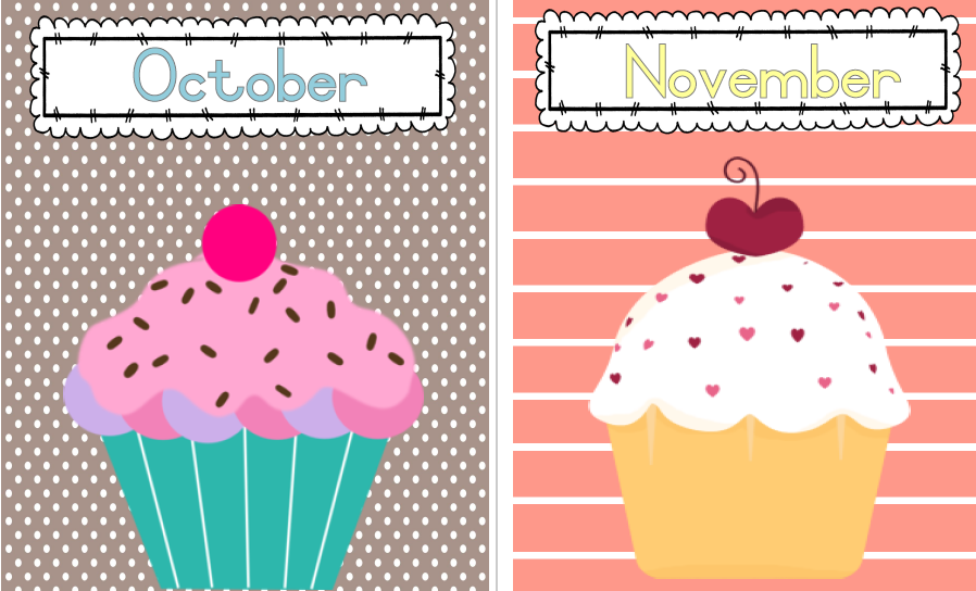 Birthday Chart: Cupcakes • Teacha! Birthday Chart: Cupcakes • Teacha!