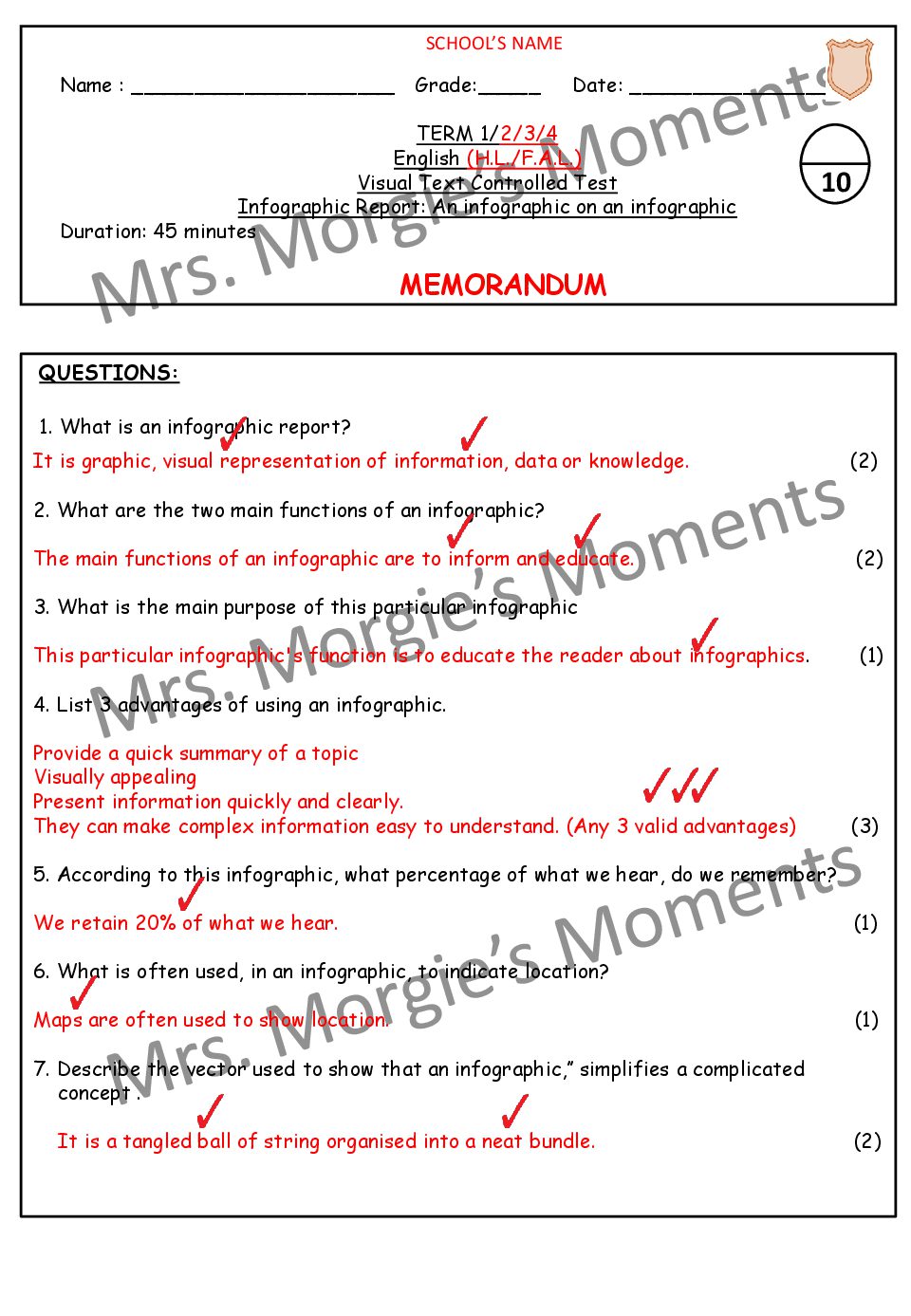 English (HL and FAL) – Grade 6 and 7 – Term 4 – Visual Text Task and ... English (HL and FAL) – Grade 6 and 7 – Term 4 – Visual Text Task and ...