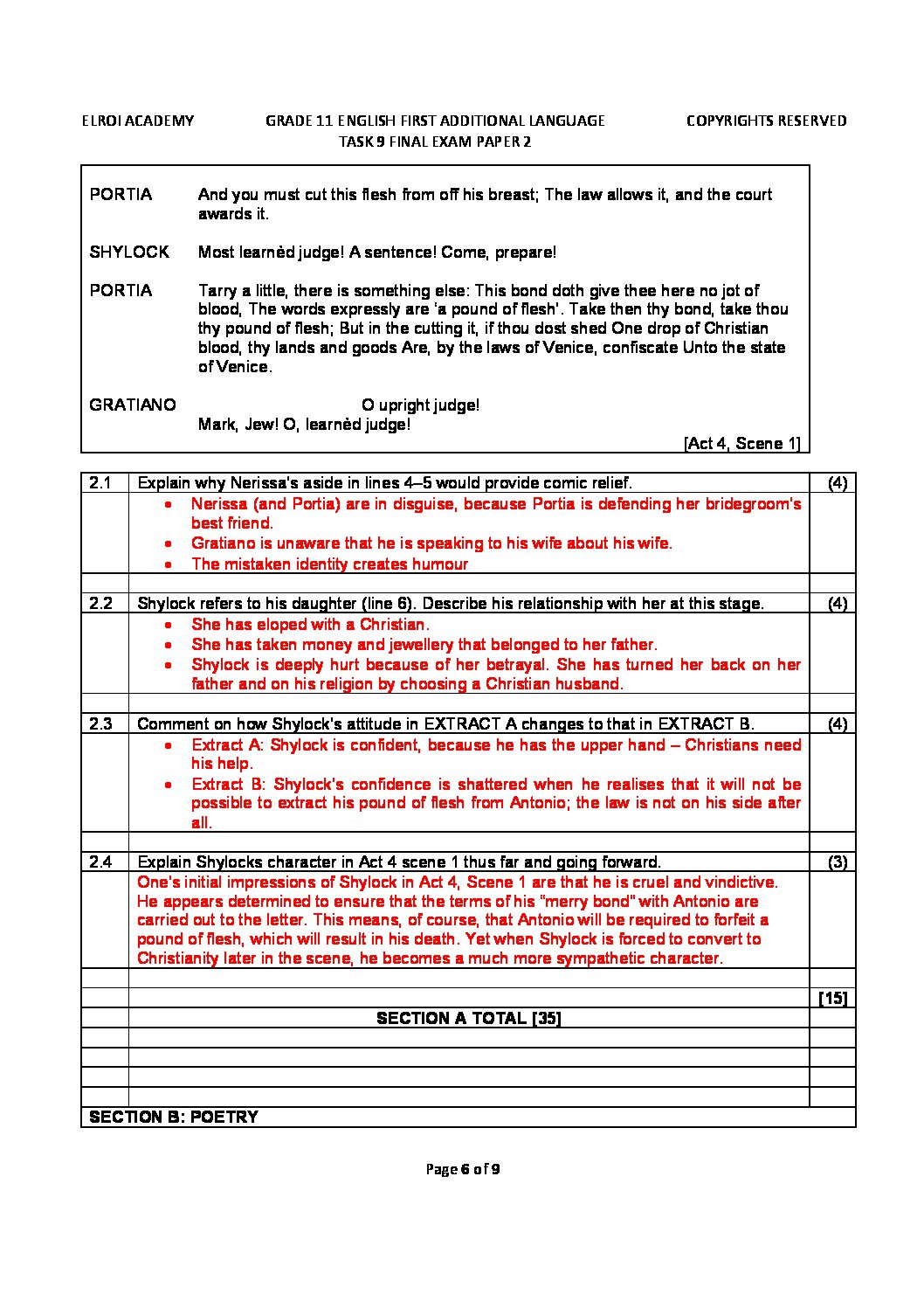 2022 Grade 11 English First Additional Language Task 9.2 Final Exam ... 2022 Grade 11 English First Additional Language Task 9.2 Final Exam ...