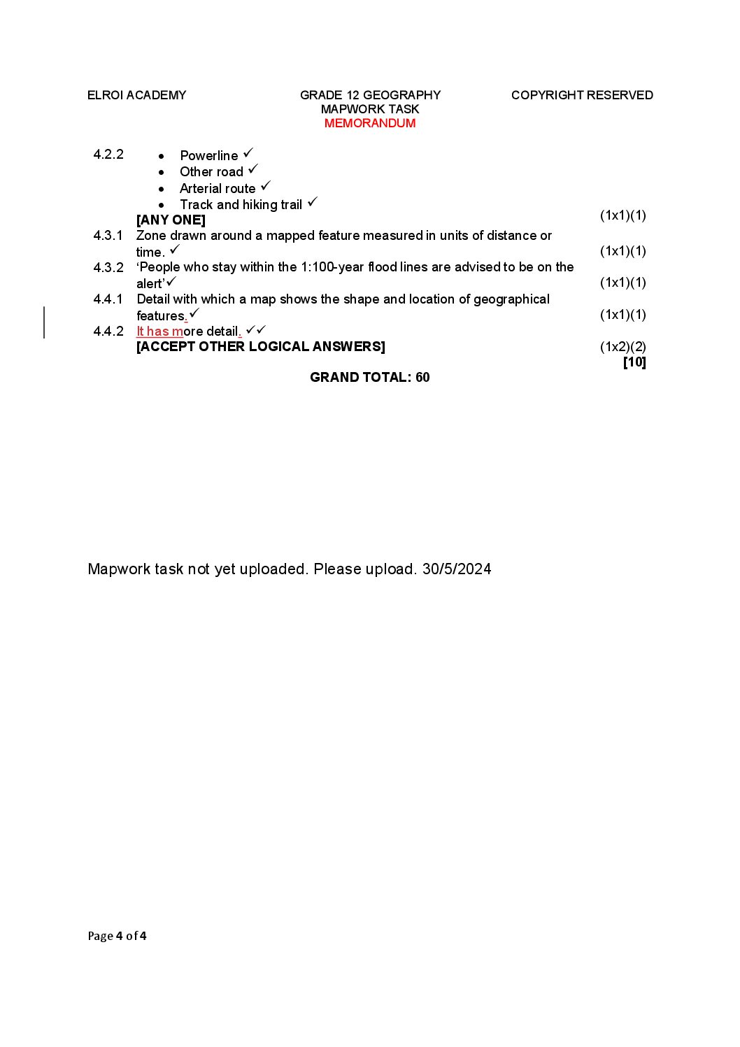 2024 Grade 12 Geography Task 03 Mapwork • Teacha! 2024 Grade 12 Geography Task 03 Mapwork • Teacha!